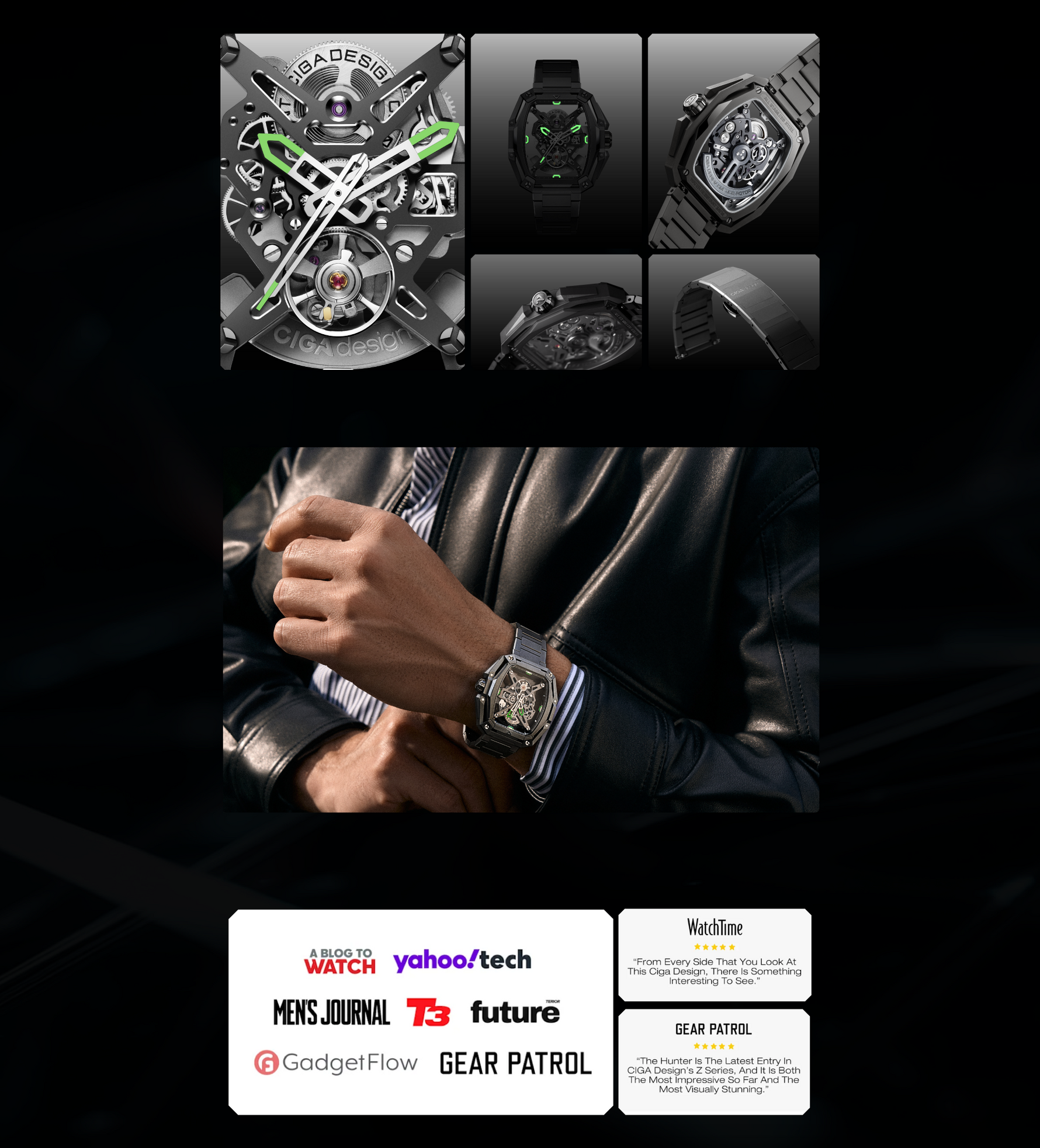 CIGA design Automatic Watch · Hunter