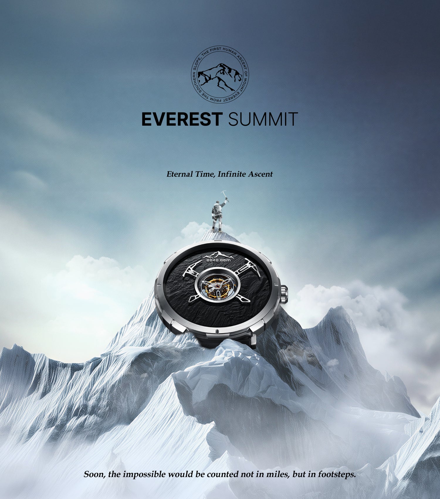 CIGA design CENTRAL TOURBILLON WATCH · EVEREST SUMMIT