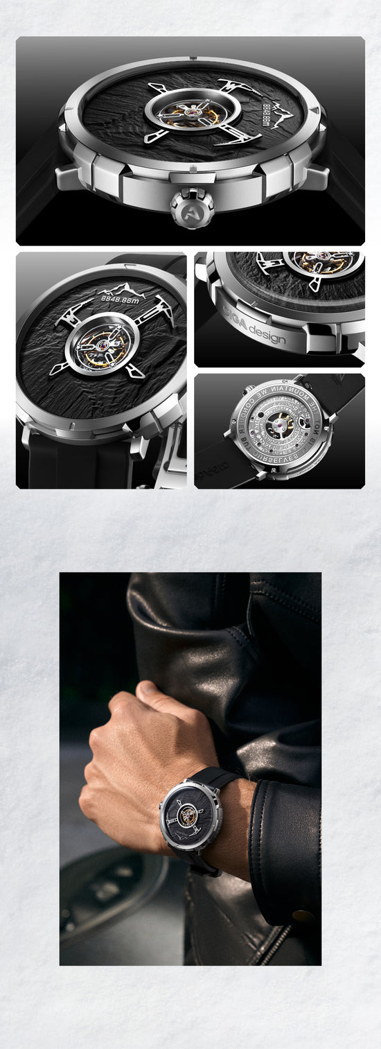 CIGA design Central Tourbillon Watch · Everest Summit