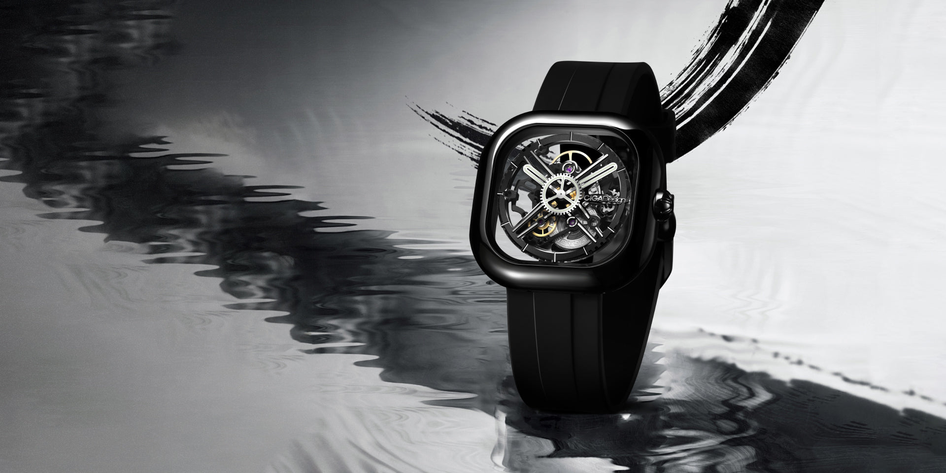 CIGA design Mechanical Watch Eastern Jade