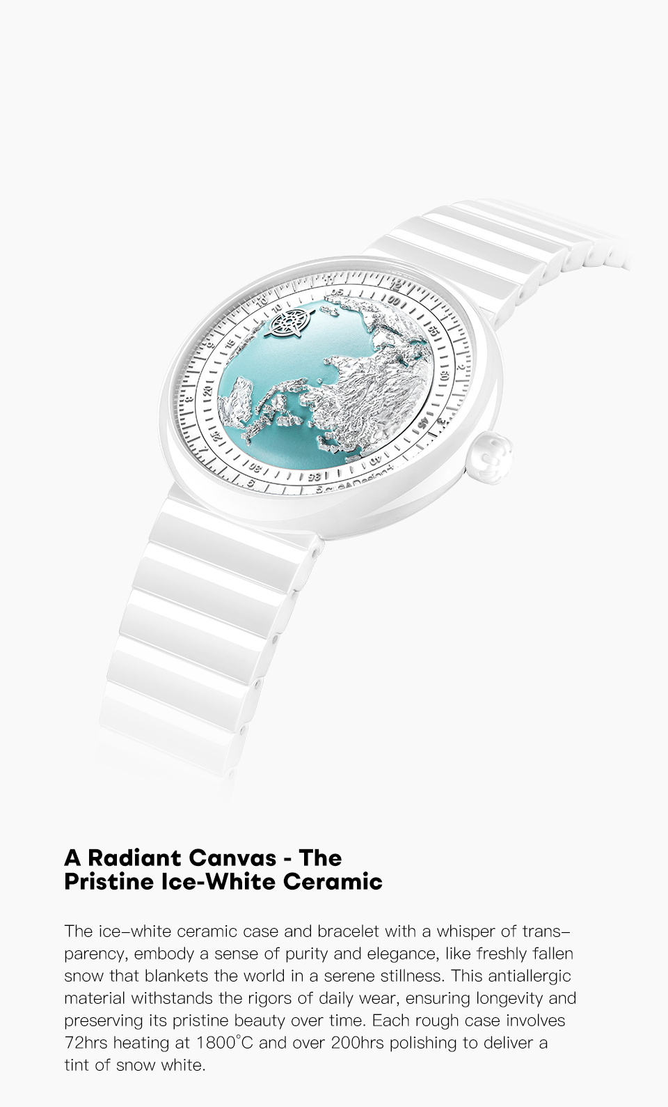 CIGA design MECHANICAL WATCH BLUE PLANET · ICE AGE