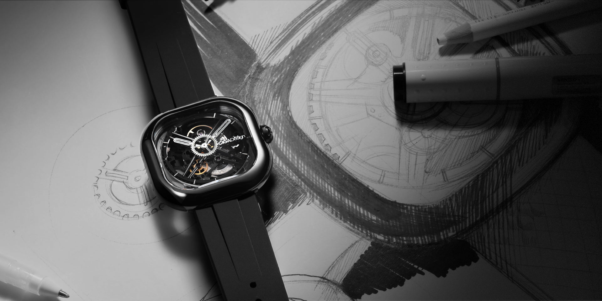 CIGA design Mechanical Watch Eastern Jade