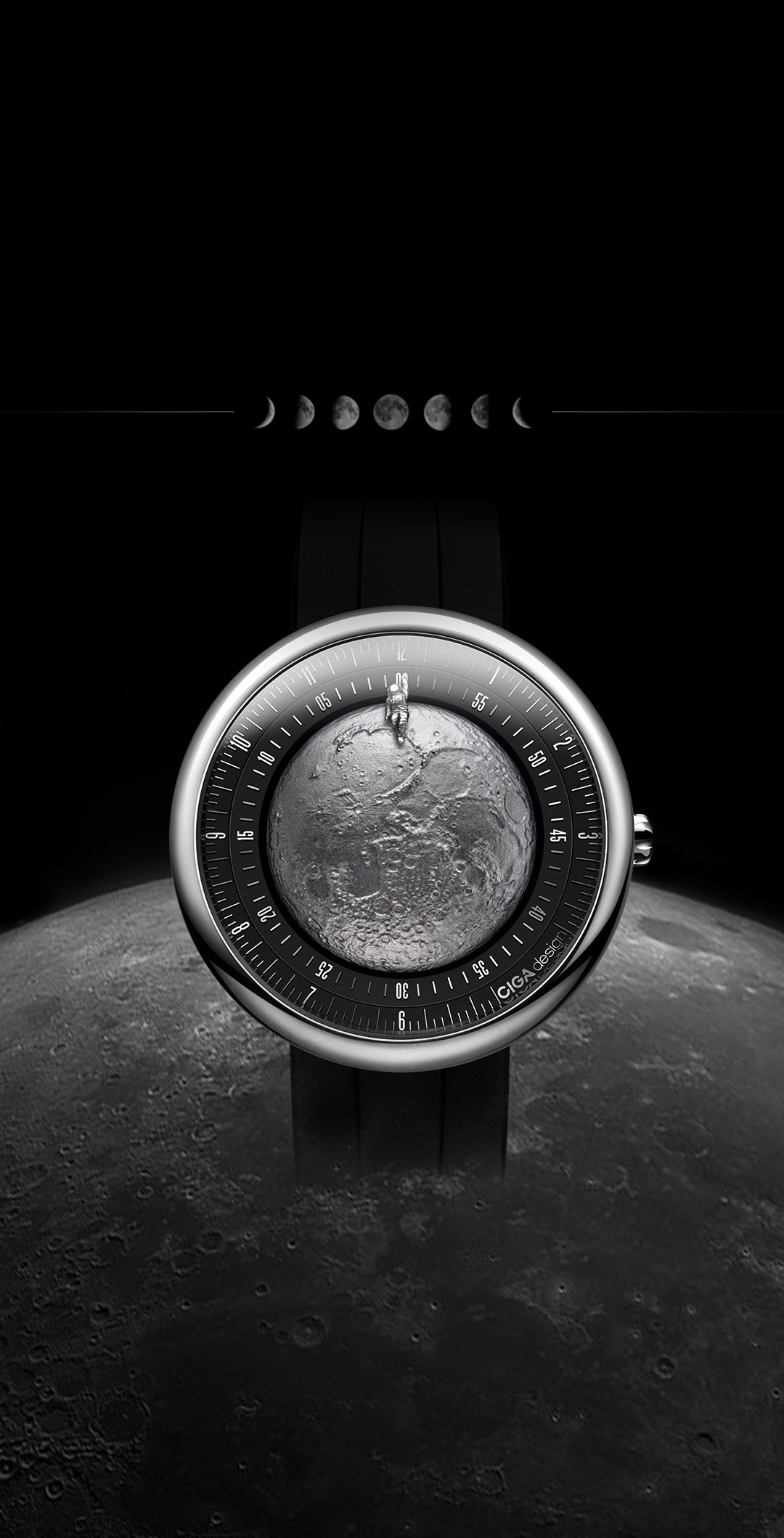 CIGA design AUTOMATIC WATCH · MOON WALKER EDITION