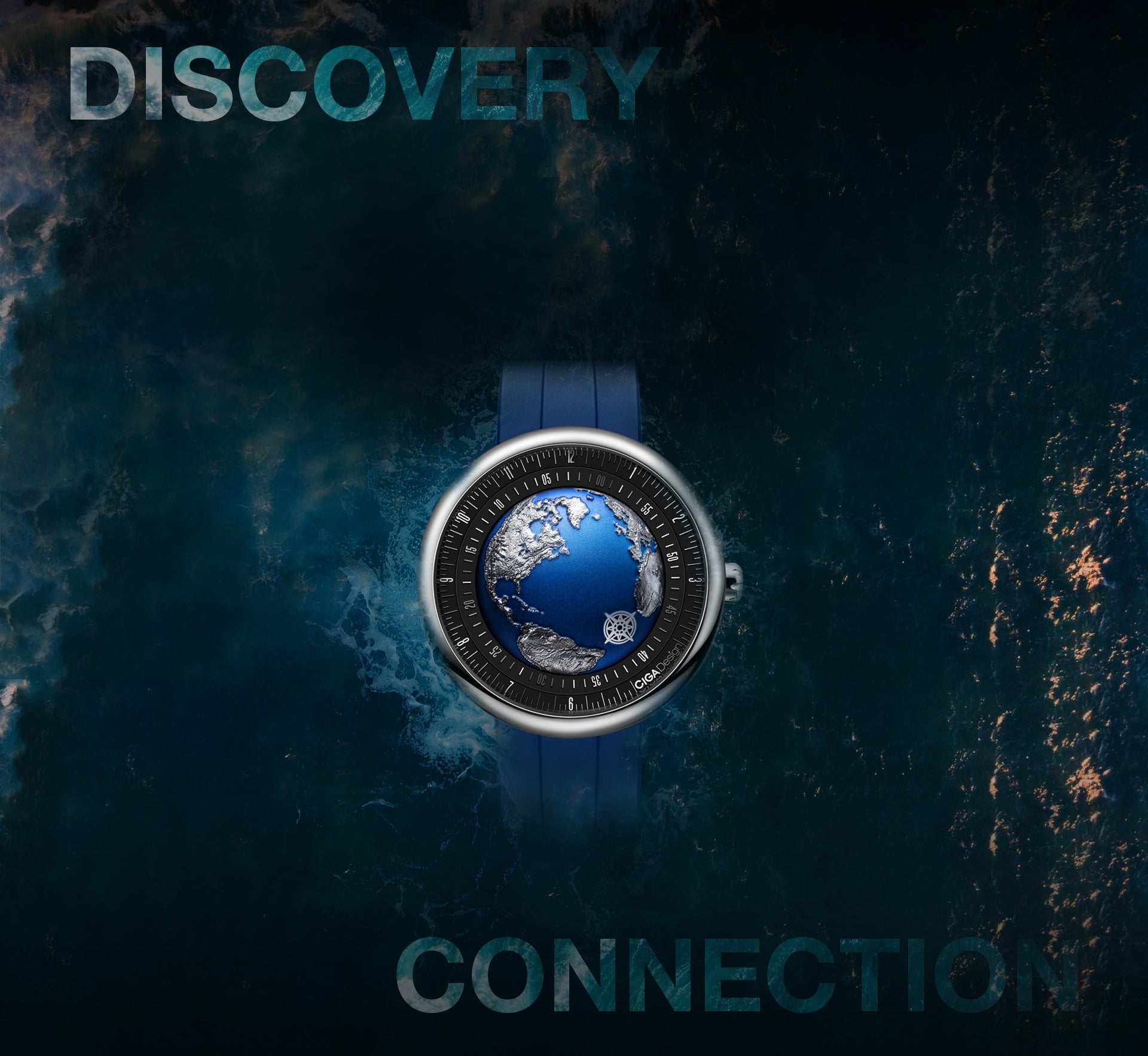 Blue Planet II · Atlantic Ocean-Inspired Automatic Watch – CIGA design