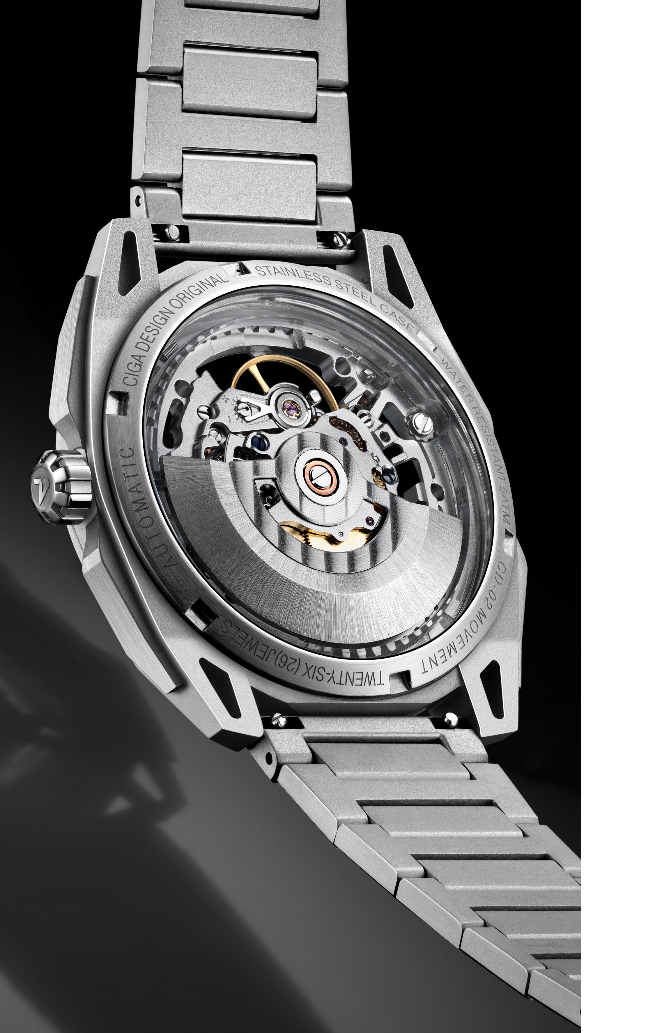 CIGA design ROUND AUTOMATIC SKELETON WATCH · FALCON