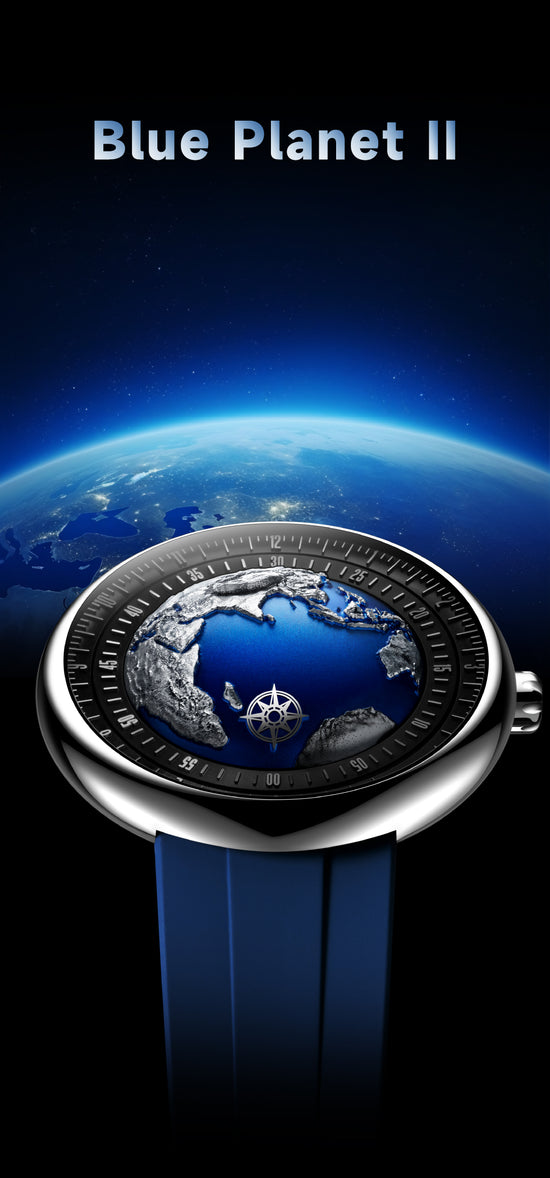 CIGA design Mechanical Watch Blue Planet II