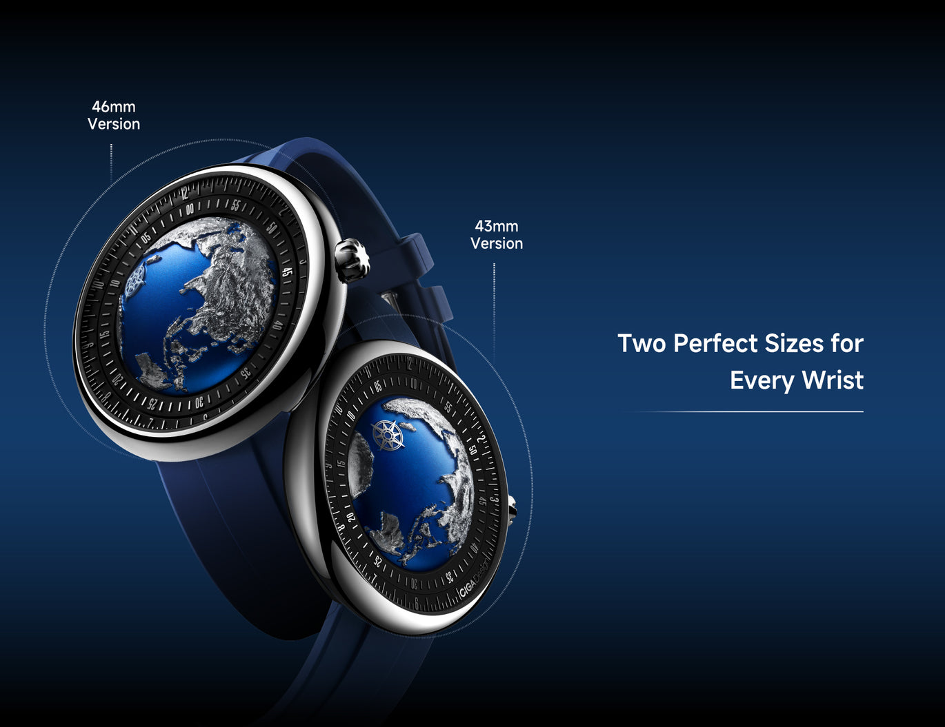 CIGA design Mechanical Watch Blue Planet II