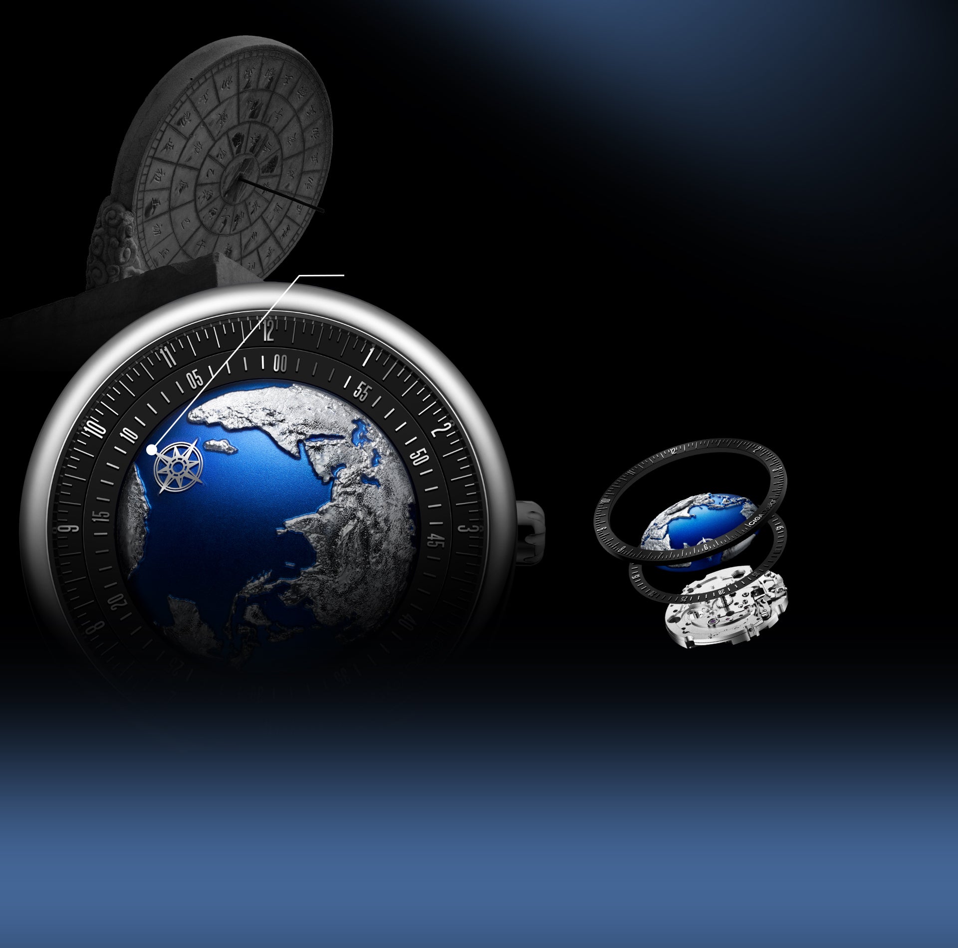 CIGA design Mechanical Watch Blue Planet II