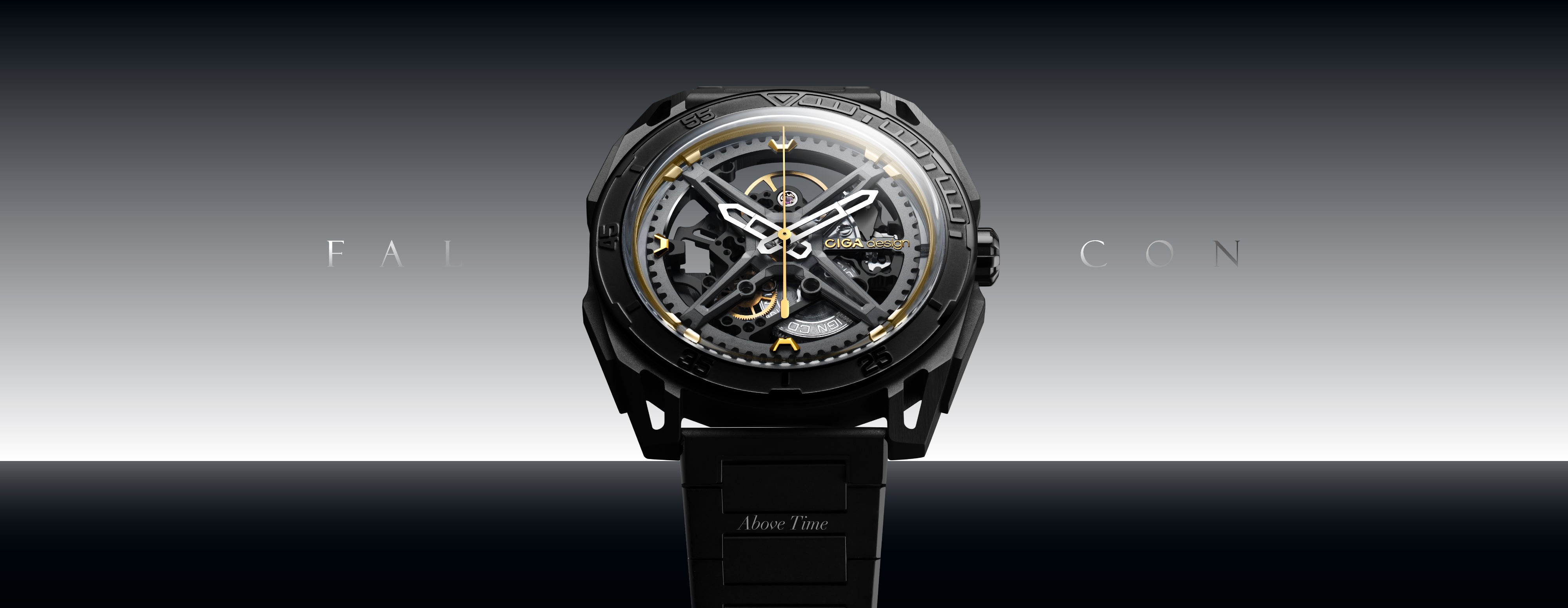 CIGA design ROUND AUTOMATIC SKELETON WATCH · FALCON