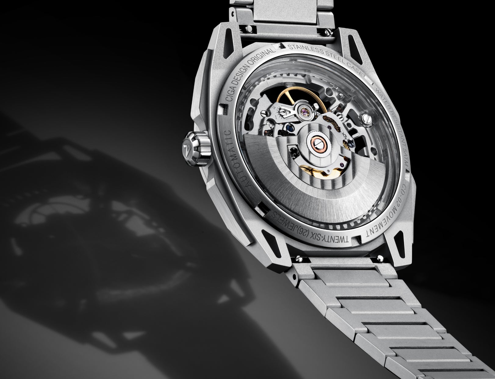 CIGA design ROUND AUTOMATIC SKELETON WATCH · FALCON
