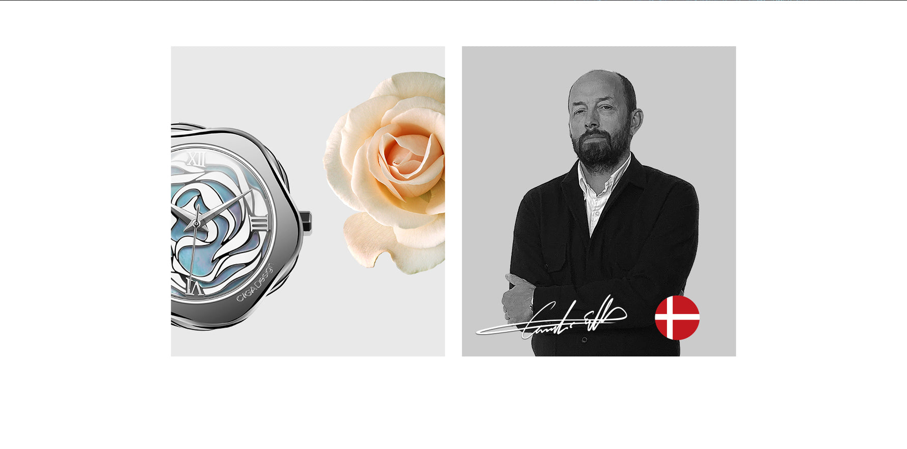 CIGA design watch Denmark Rose